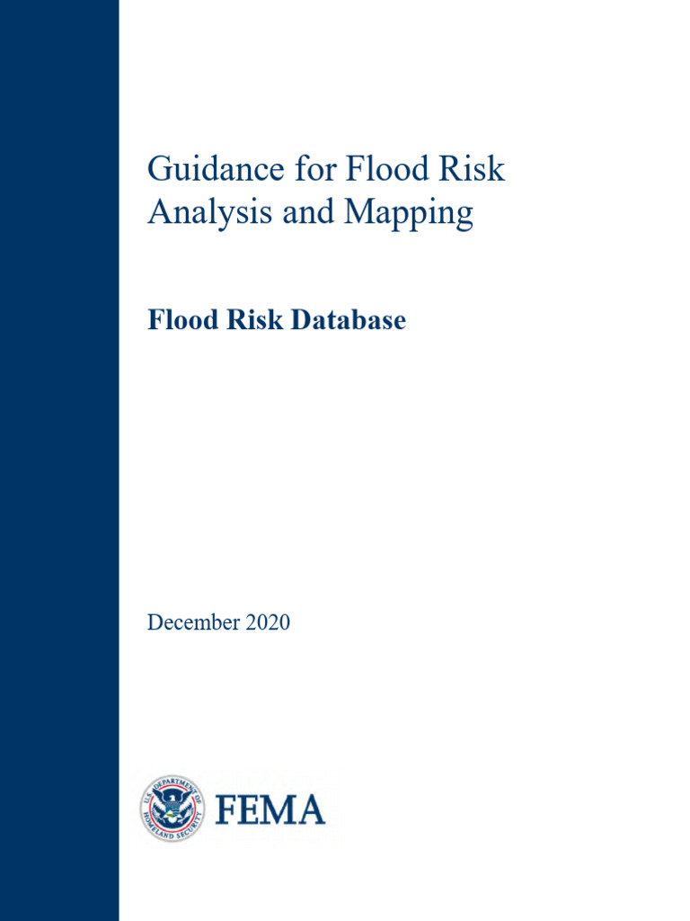 Fema - Flood Risk Database Guidance | PDF | Metadata | Flood