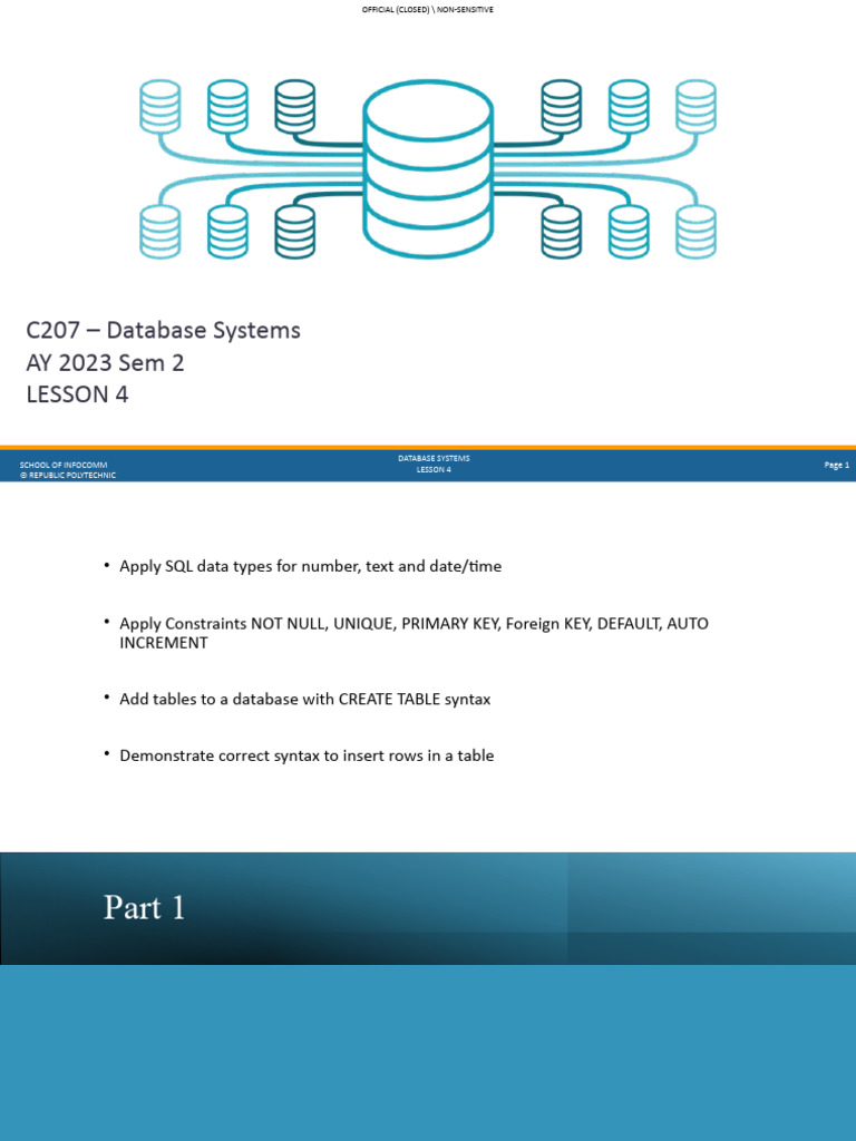 C207 L04 Worksheet | PDF | Table (Database) | Integer (Computer Science)