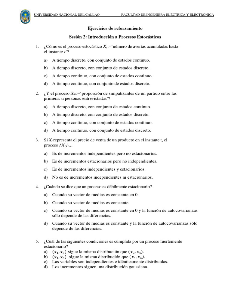 Ejercicios Propuestos - Sesión 2 | PDF