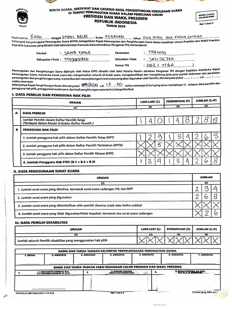 Presiden Tps 3 | PDF