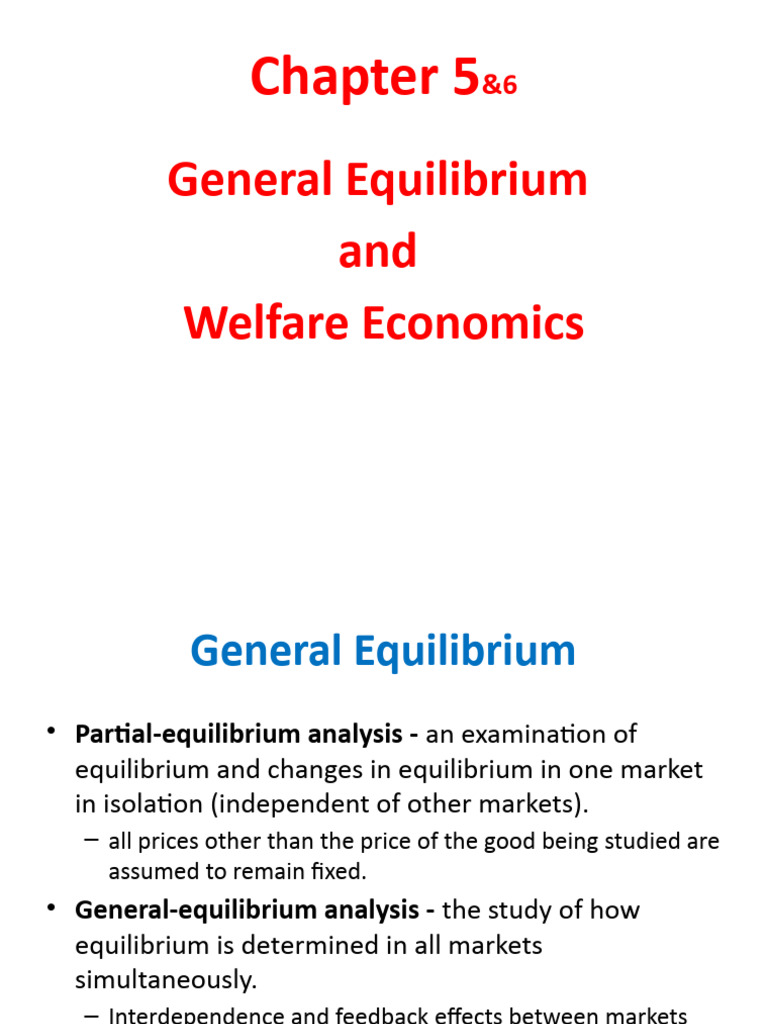 Lecture_8 | PDF | Welfare Economics | General Equilibrium Theory
