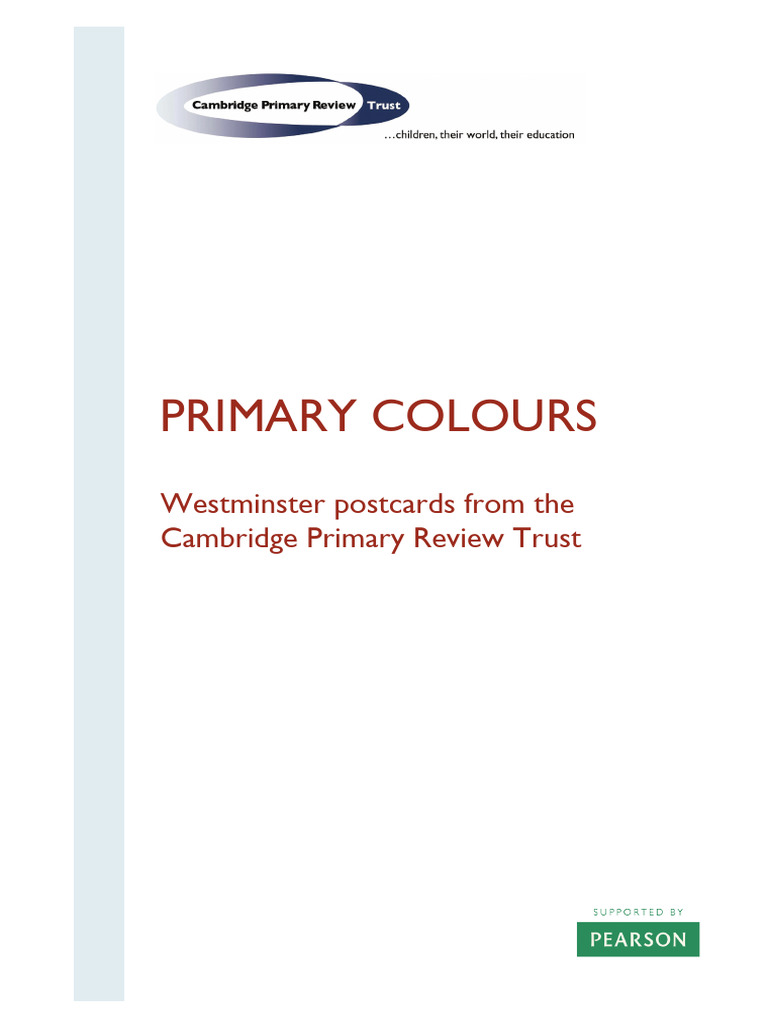 Primary Colours | PDF | Conservative Party (Uk)