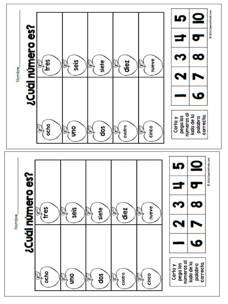 Escritura de Números | PDF