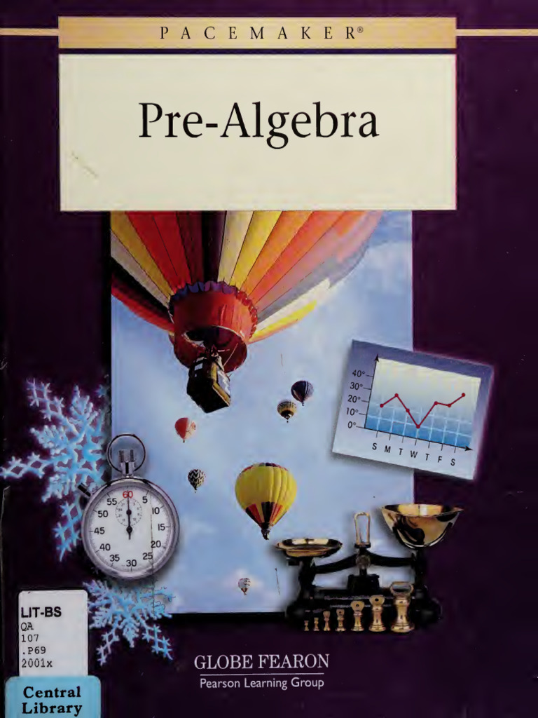 Pacemaker Pre-Algebra (Compressed) - Globe Fearon Educational Pub ...