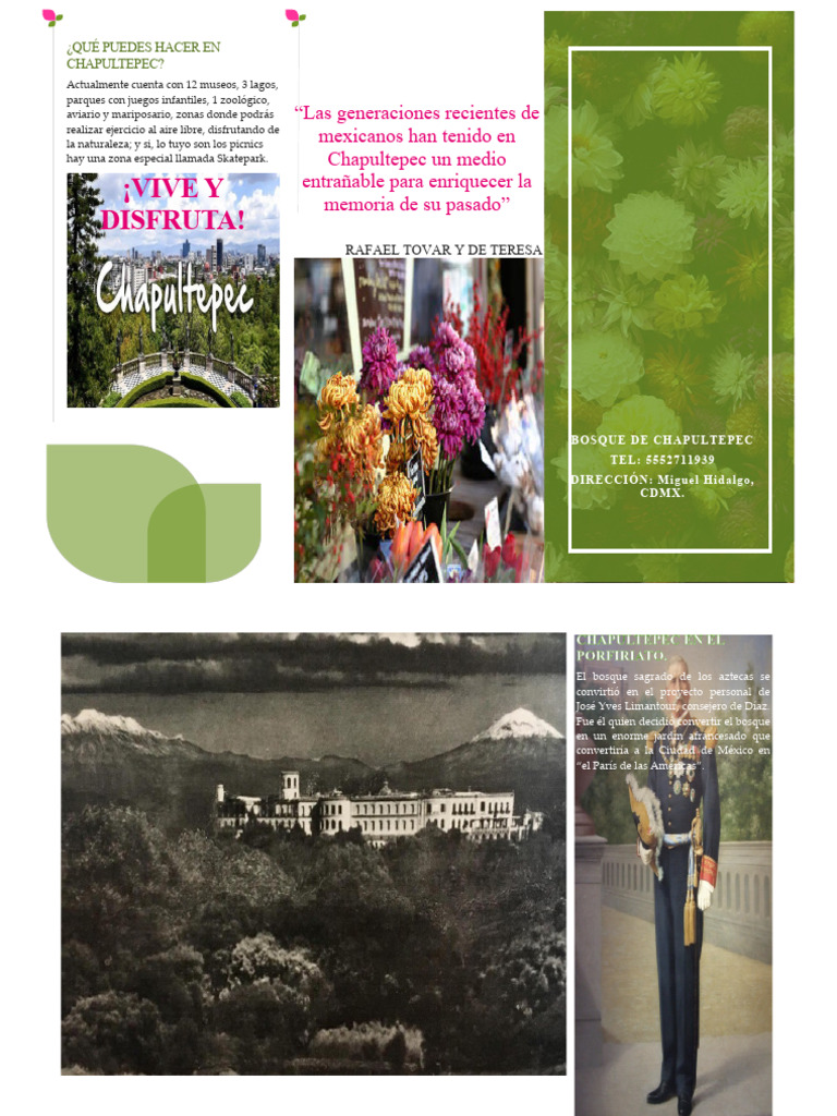 FOLLETO CHAPULTEPEC | PDF | México