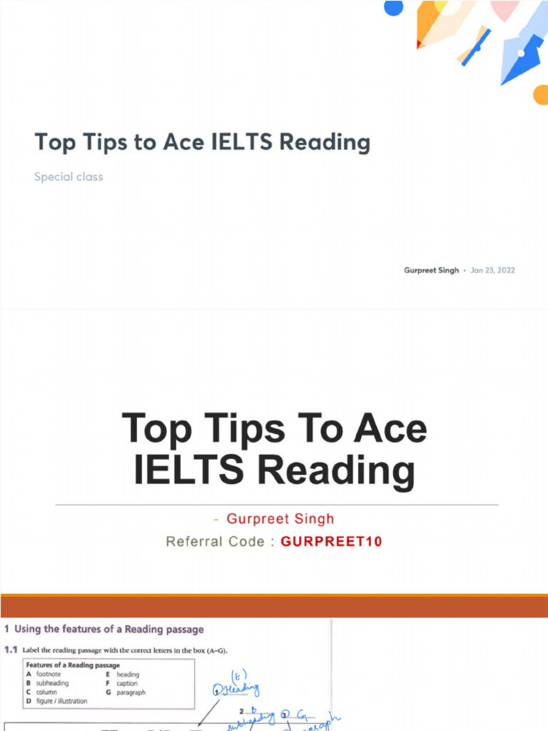 Top Tips To Ace IELTS Reading With Anno | PDF