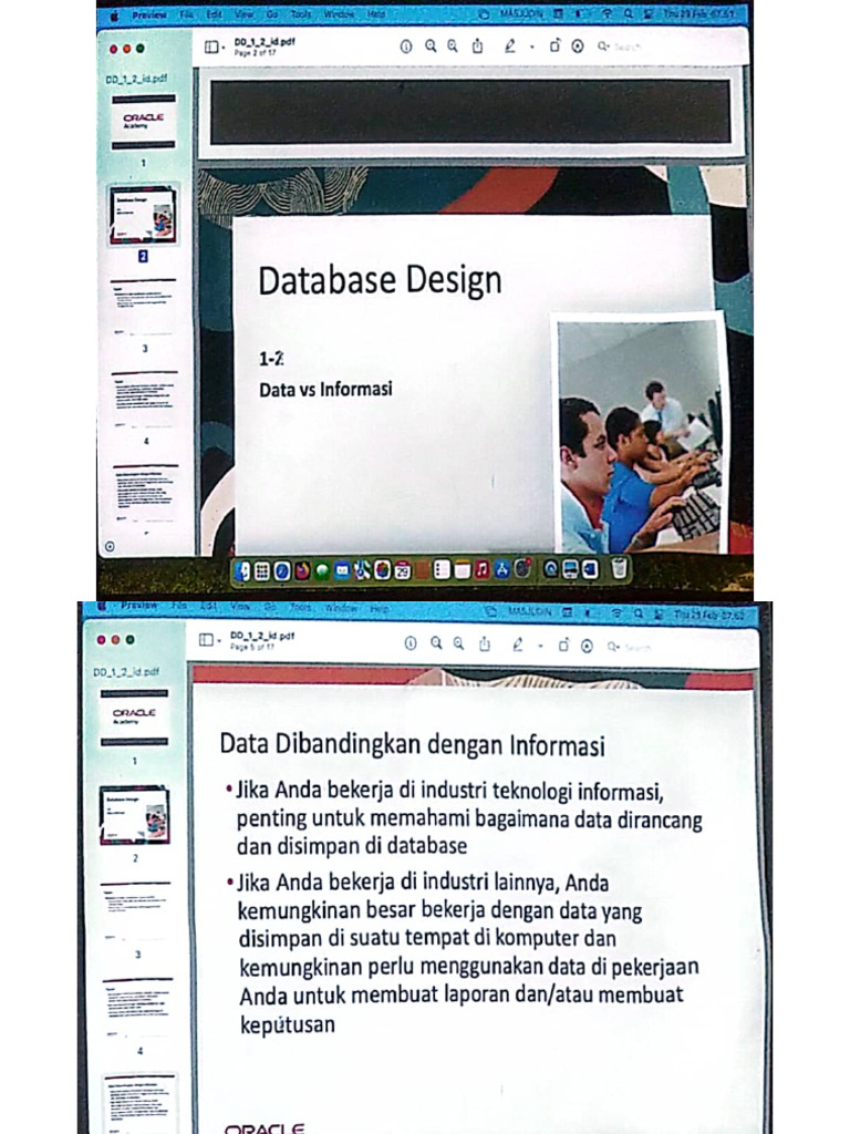 Data Dan Informasi - Database Design | PDF