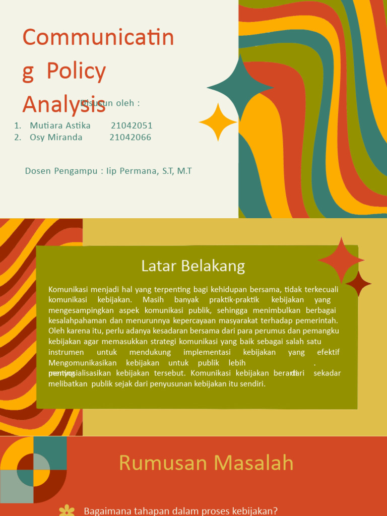 KLMPK 9 Analisis Kebijakan | PDF