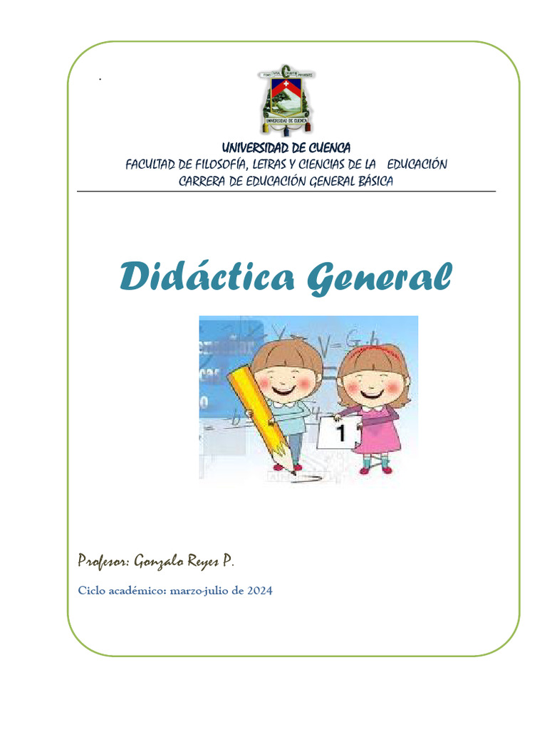 Libro de Didactica | PDF | Enseñando | Plan de estudios