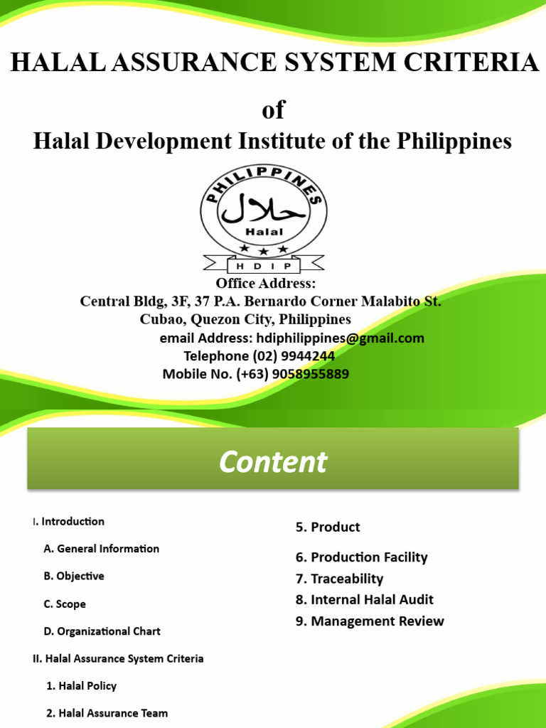 Criteria of Halal Assurance System-Non-Food | PDF | Internal Audit | Audit