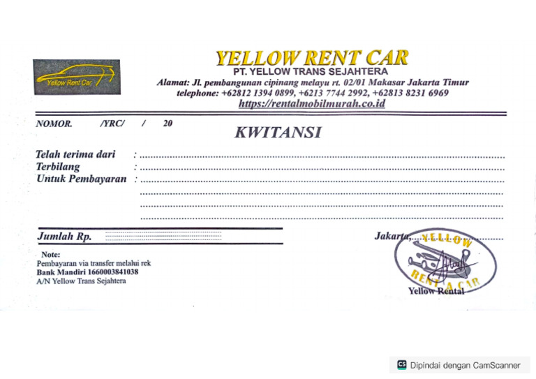 Kwitansi Kosong | PDF