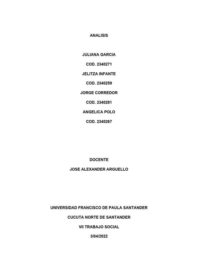 Analisis de Pre y Pos Final | PDF