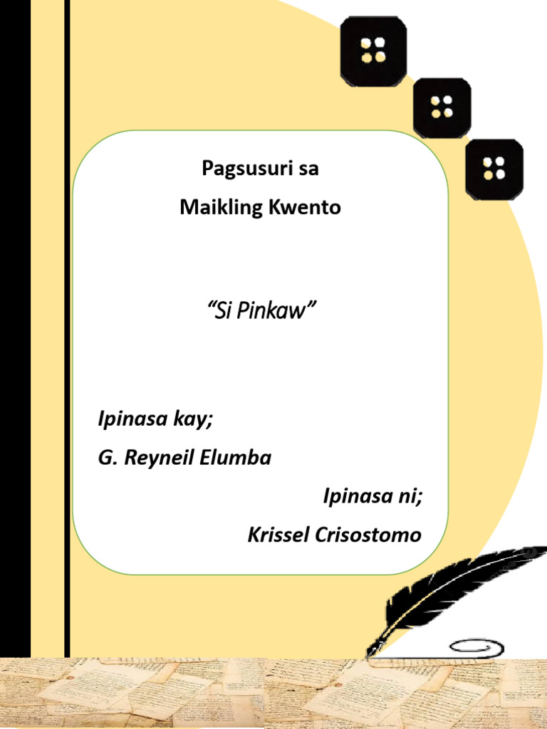 Awtput Sa SosLit (Suring-Papel) - 2 | PDF