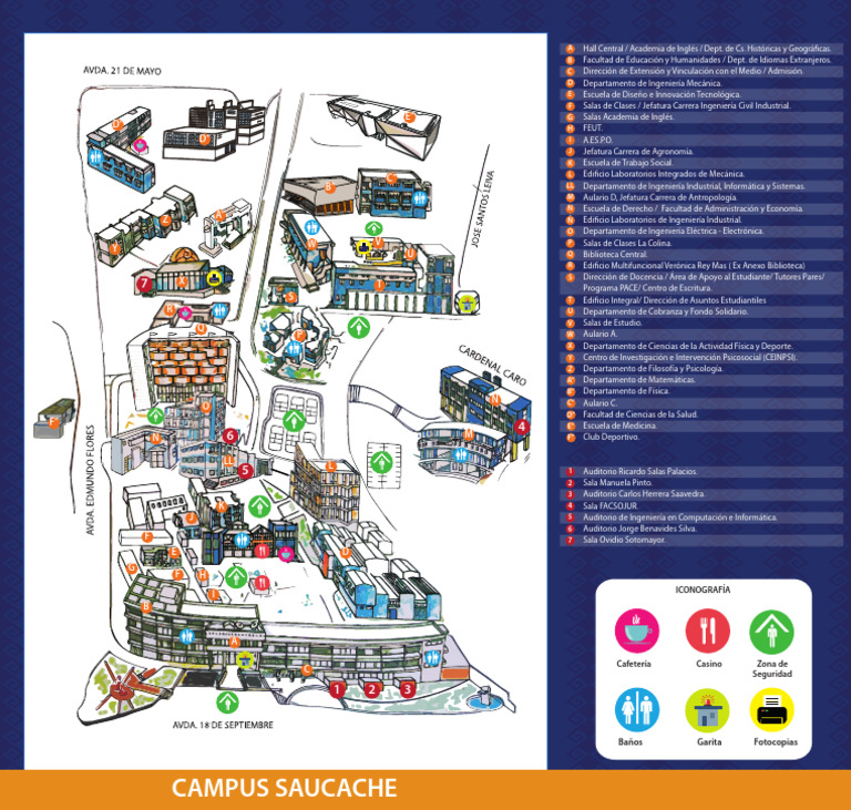 Mapa CampusSaucache | PDF | Ingeniería | Informática