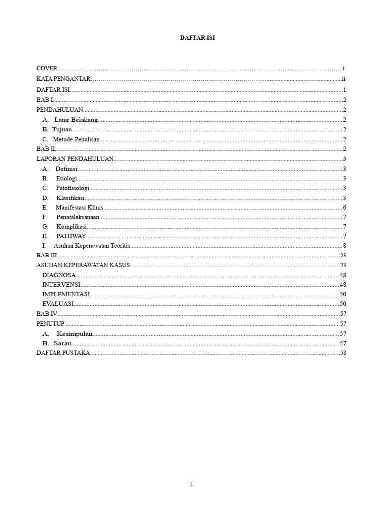 Daftar Isi | PDF