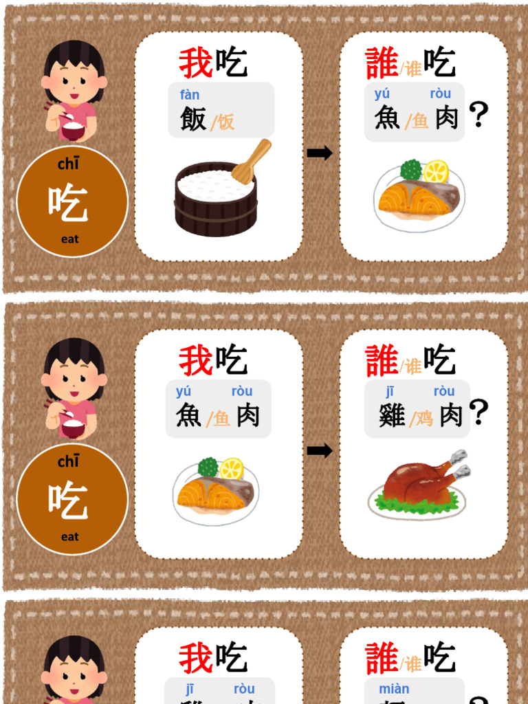 Flashcards Game Simple Verb-Eat and Drink | PDF