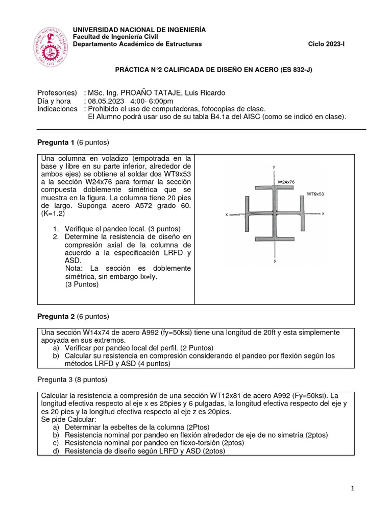 Practica N2 - ES-832J - 2023 - I | PDF | Métodos y materiales de enseñanza