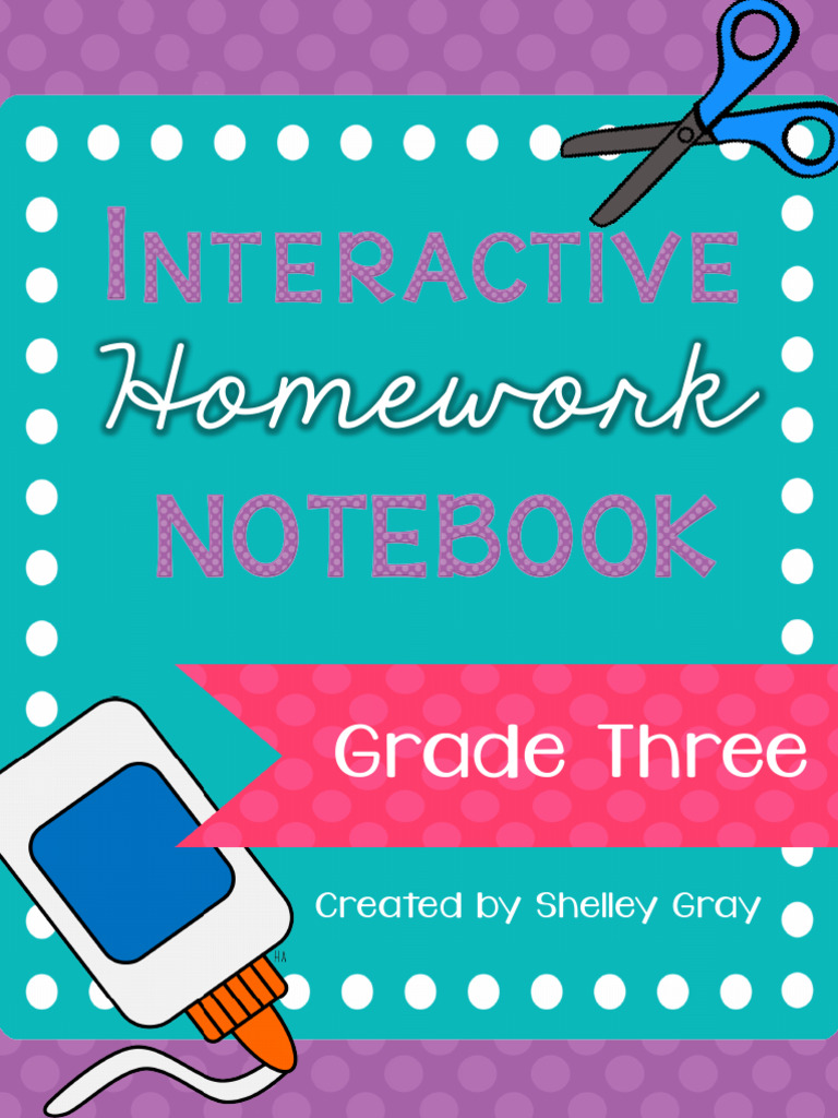 Interactive Homework Notebook Grade3 | Download Free PDF | Homework ...