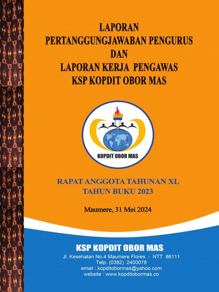 RAT XL KSP Kopdit Obor Mas 2023 | PDF