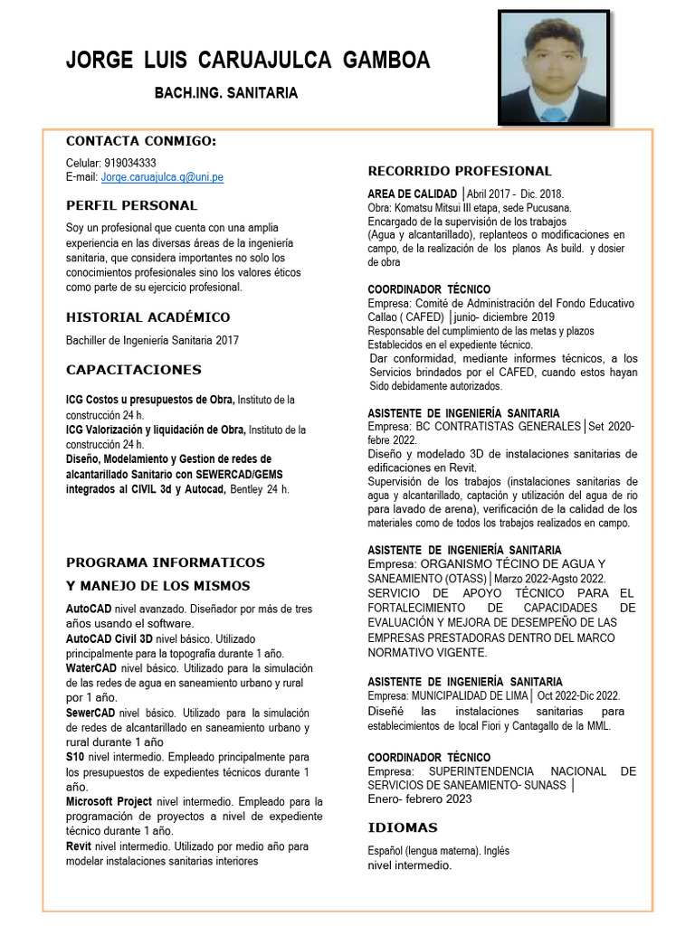 CV Completo Documentado 2024 | PDF
