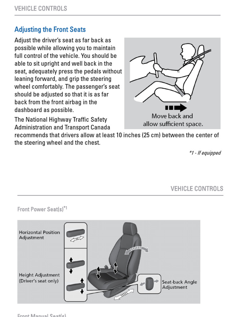 2019_Civic_5D_Seats | PDF | Seat Belt | Airbag