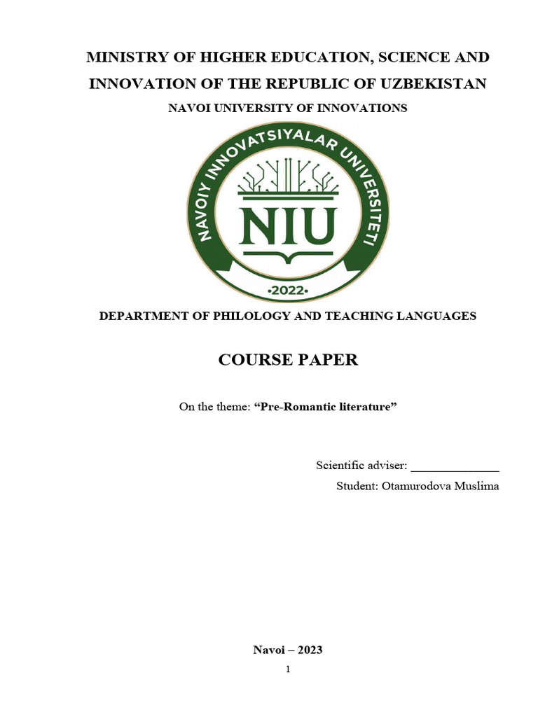 Understanding Pre-Romantic Literature | PDF | Romanticism