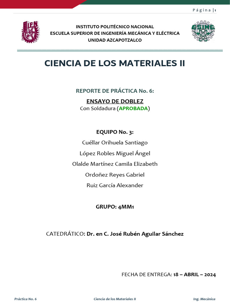 Ensayo de Doblez en Acero Inoxidable 416 | PDF | Acero | Soldadura