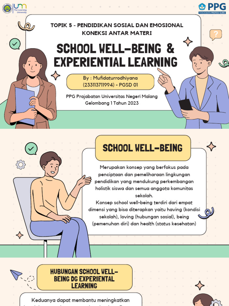 School Well-Being & Experiential Learning | PDF