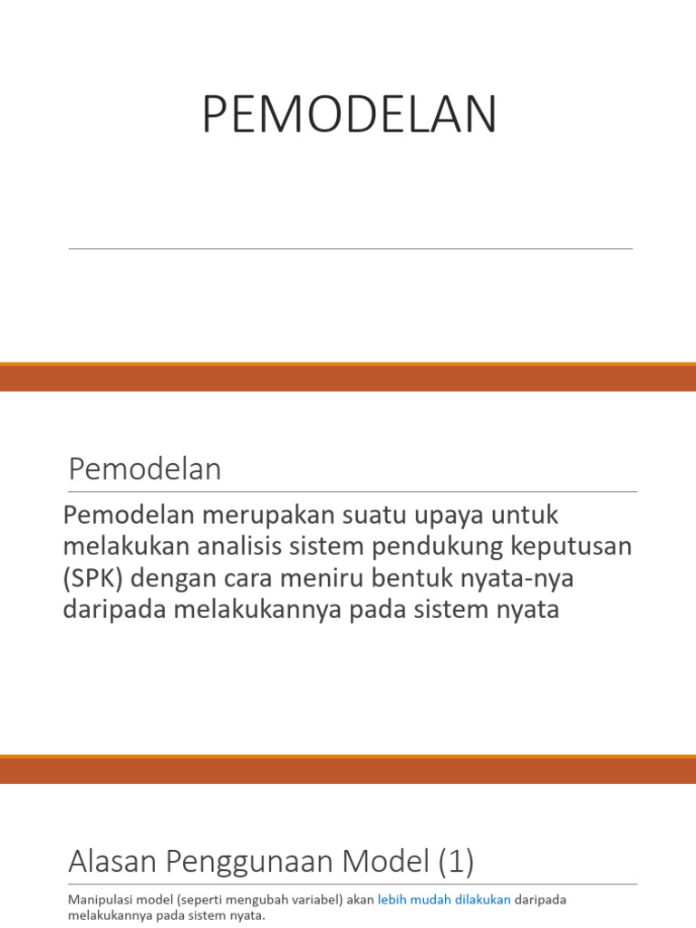 Pemodelan SPK | PDF