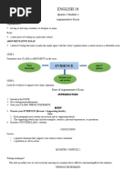APUSH Thesis Statement Guidelines | PDF | Cognition