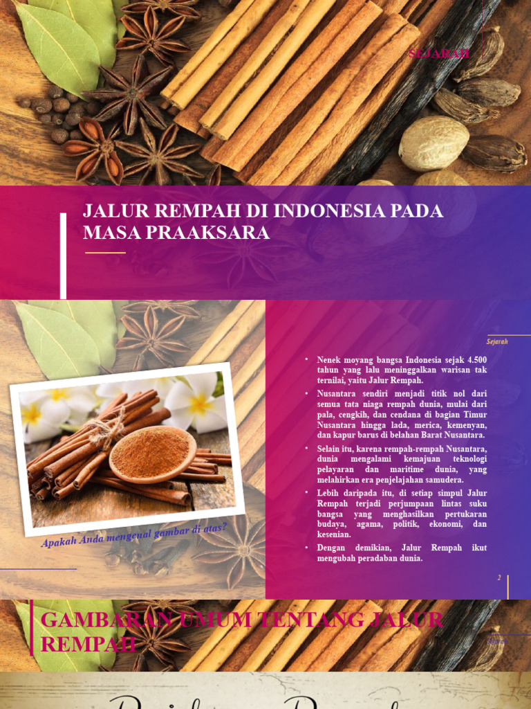 Jalur Rempah Di Indonesia New | PDF