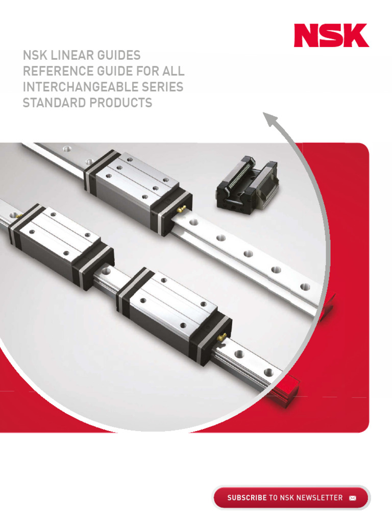 NSK Linear Guides Interchangable Products Reference Guide | PDF