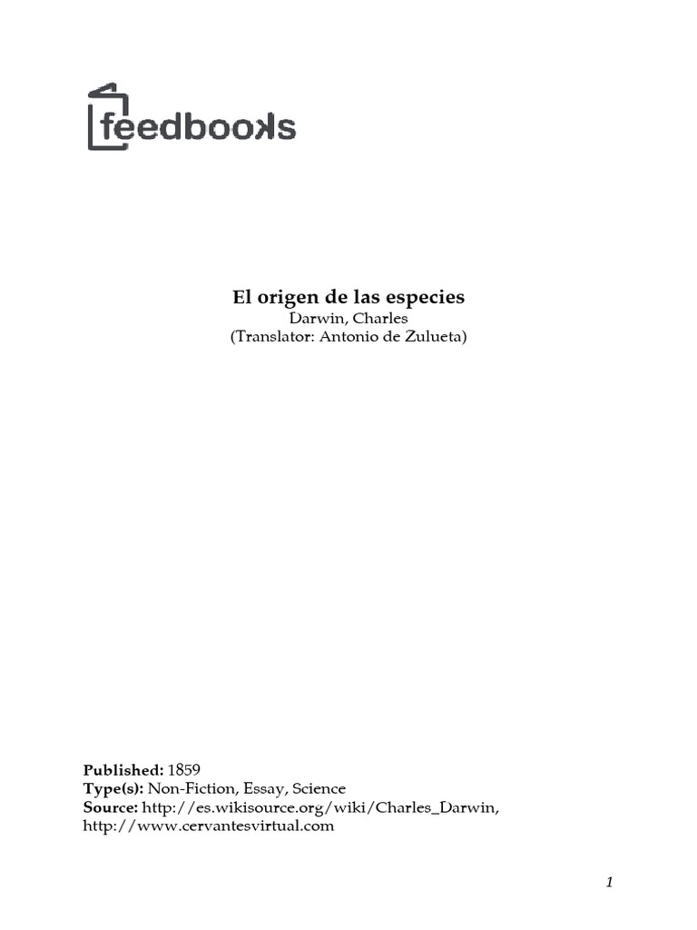 Analisis 6 Darwin | PDF | Ojo | Aves