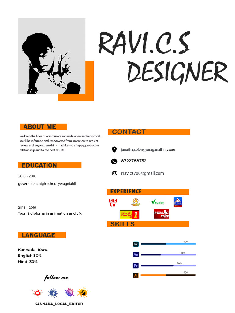 Ravi.C.S: Designer | PDF