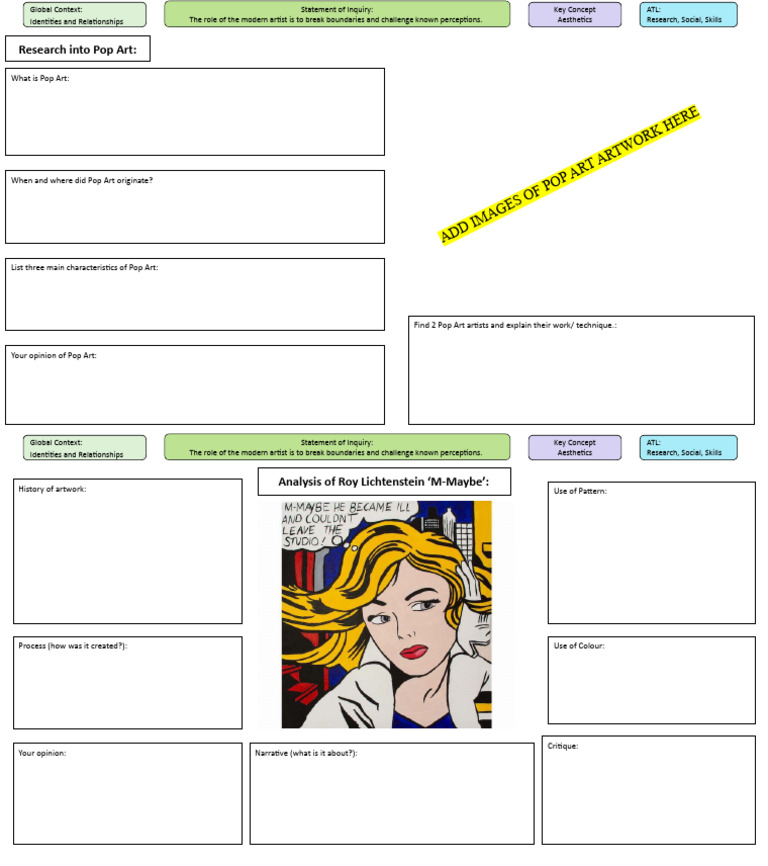 G7 Criterion A - Template | PDF | Liberal Arts Education