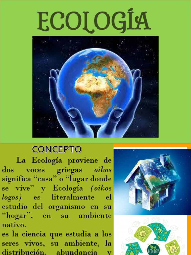 Introducción a la Ecología y sus Divisiones | PDF | Ecología | Organismos
