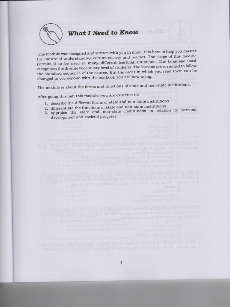 Module Lesson 1 UCSP | PDF