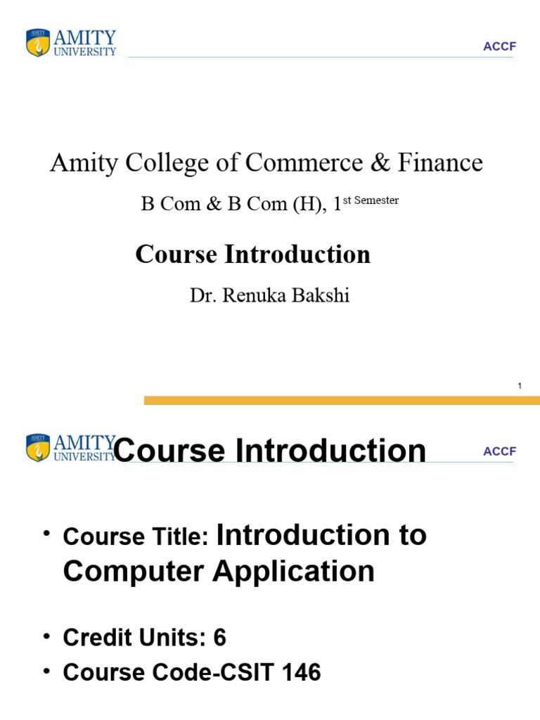 Course Introduction | Download Free PDF | Computing | Spreadsheet