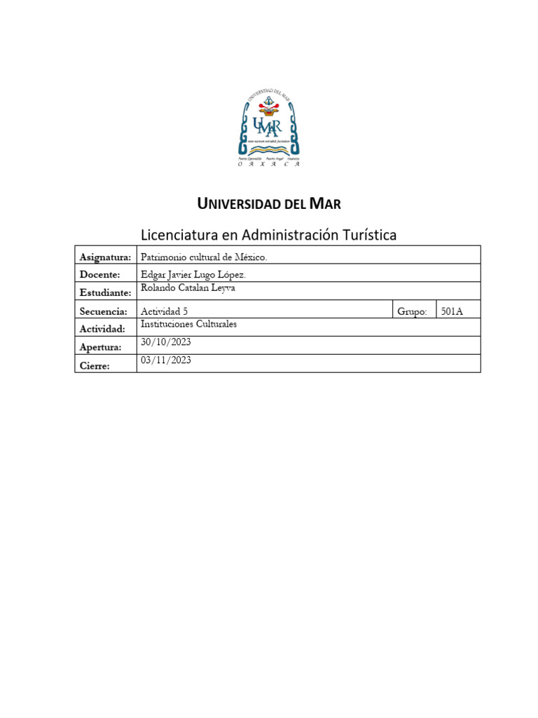 Actividad 5 - Catalan - Leyva | PDF | Patrimonio de la Humanidad