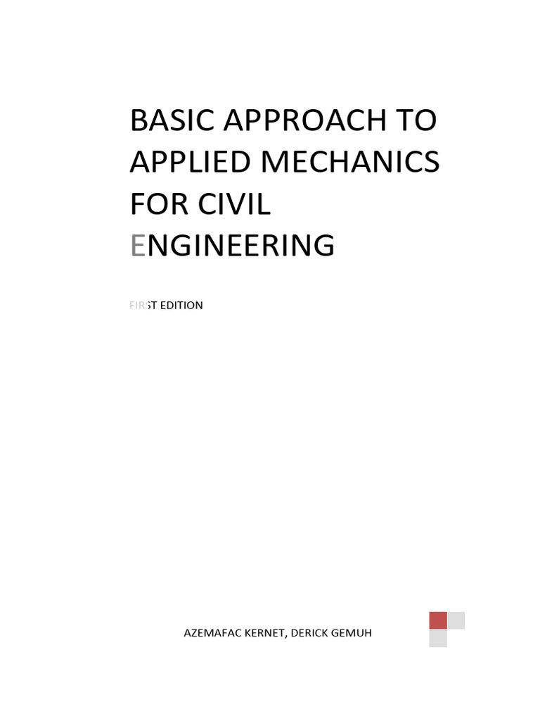 Applied Mechanics for Tech Schools | PDF
