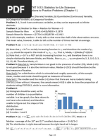 AP Statistics HW Answer Keys - Unit 1 | PDF | Data Analysis | Sampling (Statistics)