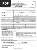 TDP Application Form | PDF
