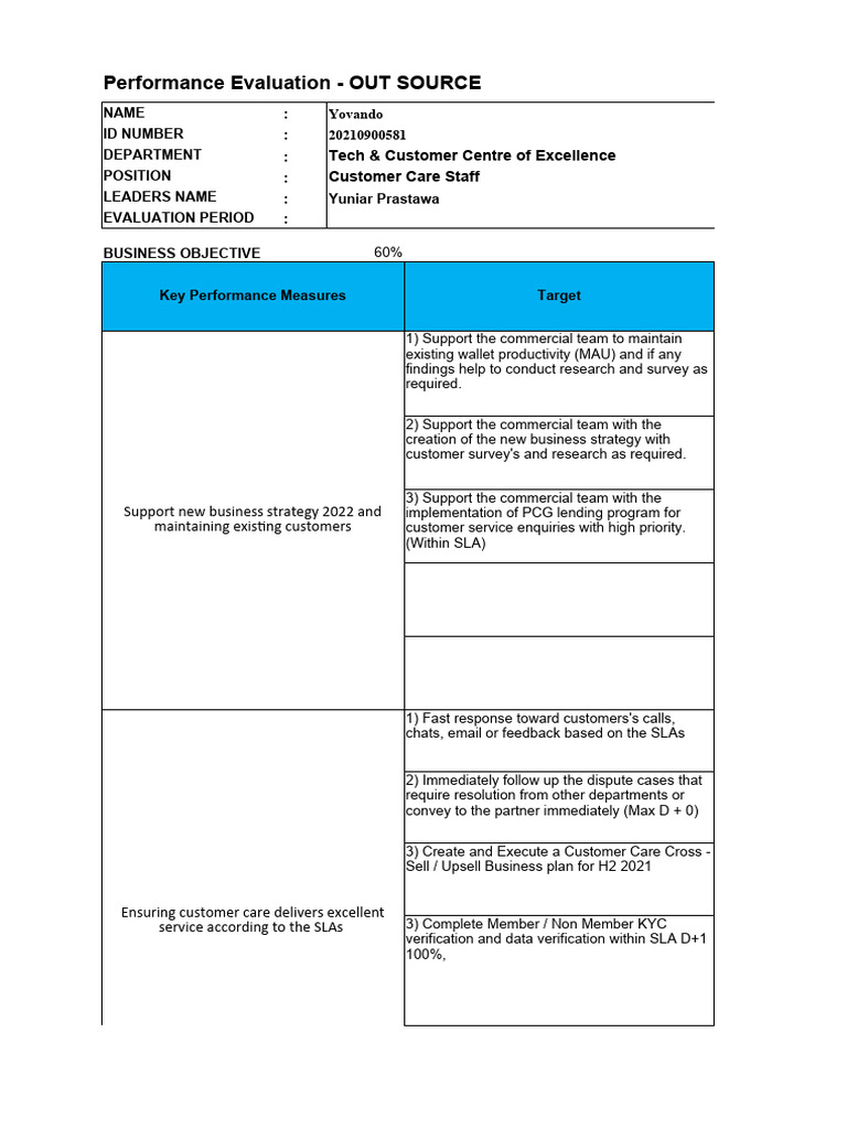 2022 OKR Revisi - Yovando | PDF | Leadership | Goal