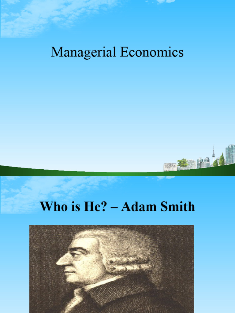 Managerial Economics | PDF | Economics | Macroeconomics