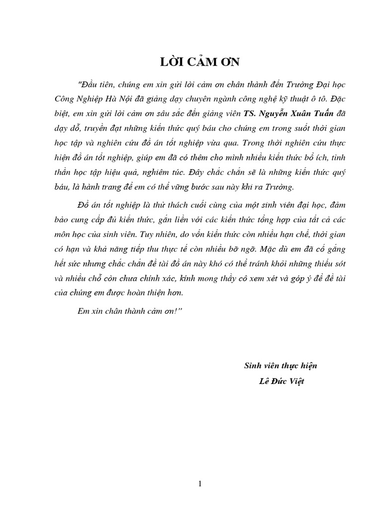 Thuyet Minh - Le Duc Viet 2019602277 | PDF