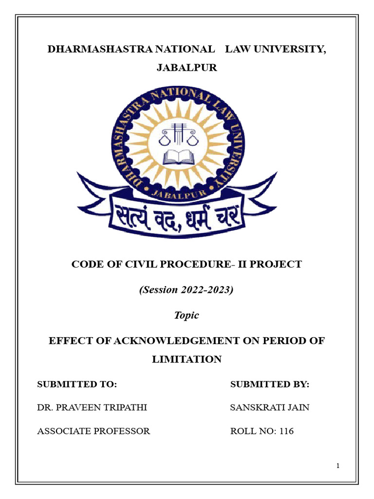 CPC Ii | PDF | Statute Of Limitations | Lawsuit