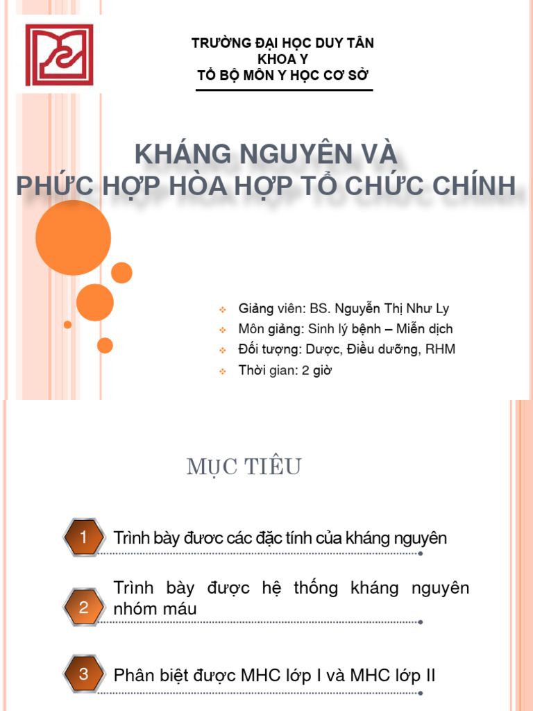 Kháng Nguyên Và MHC | PDF