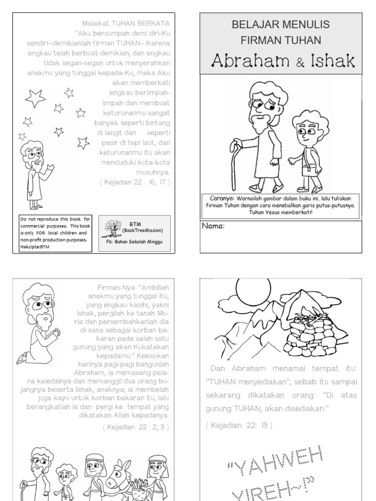 Kisah Persembahan Abraham dan Ishak | PDF