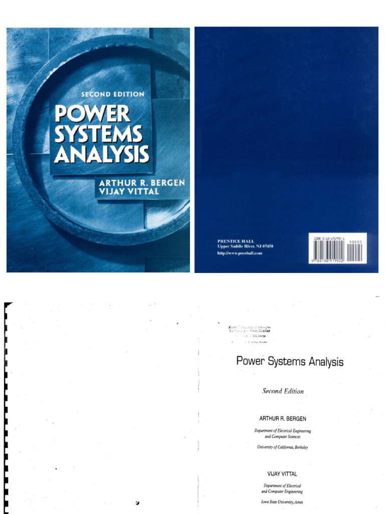 Arthur R Bergen Vijay Vittal Power Syst | PDF