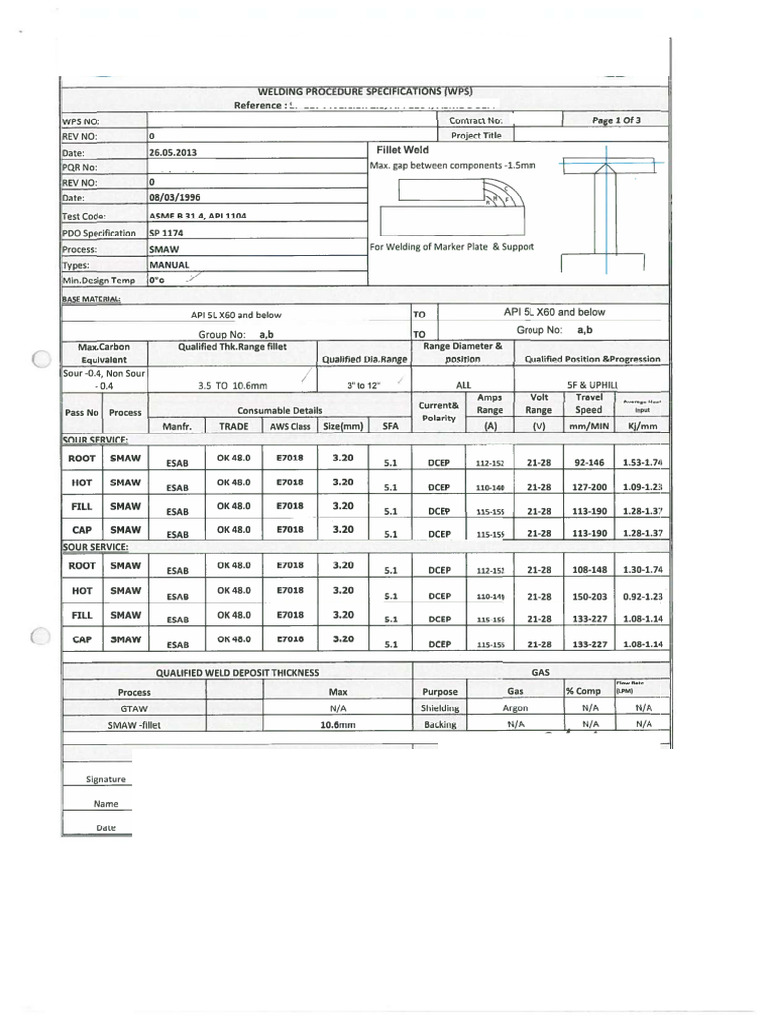 Smaw Fillet Weld | PDF
